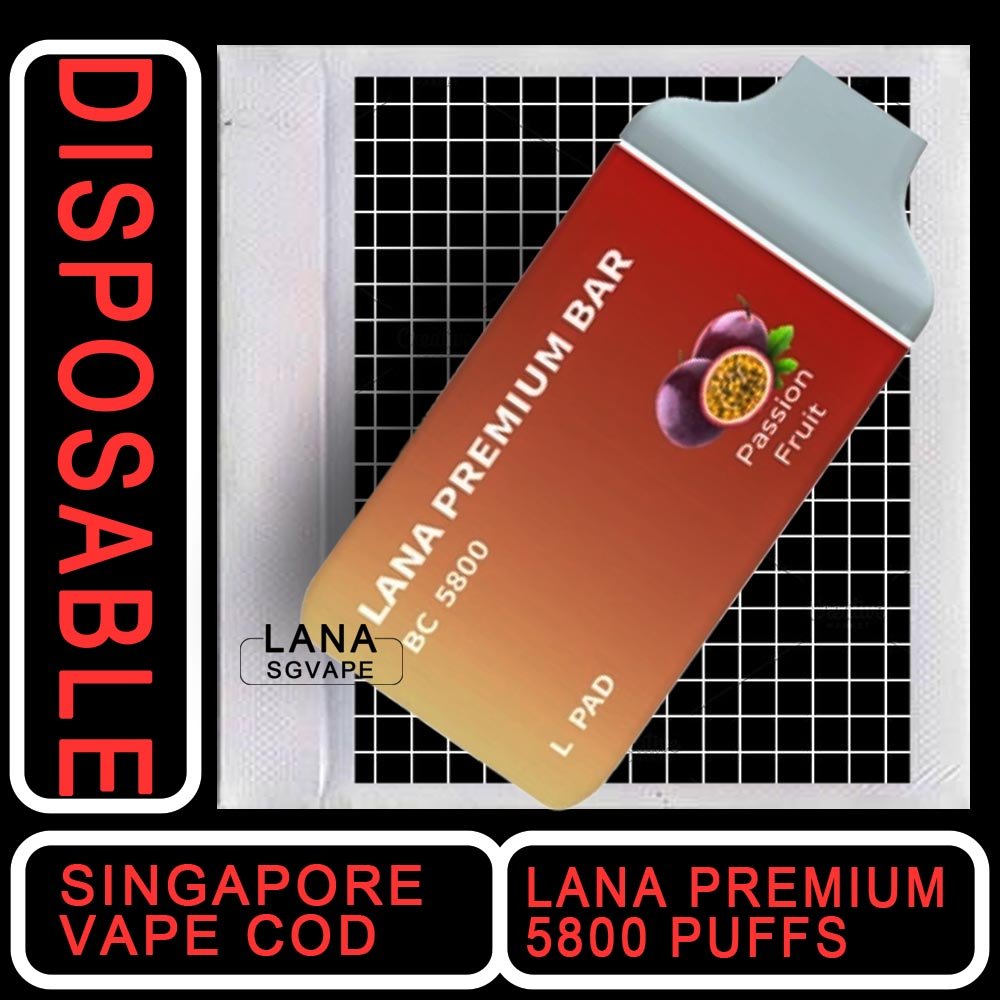 LANA PREMIUM 5800 PUFFS | SG VAPE COD | LANASGVAPE