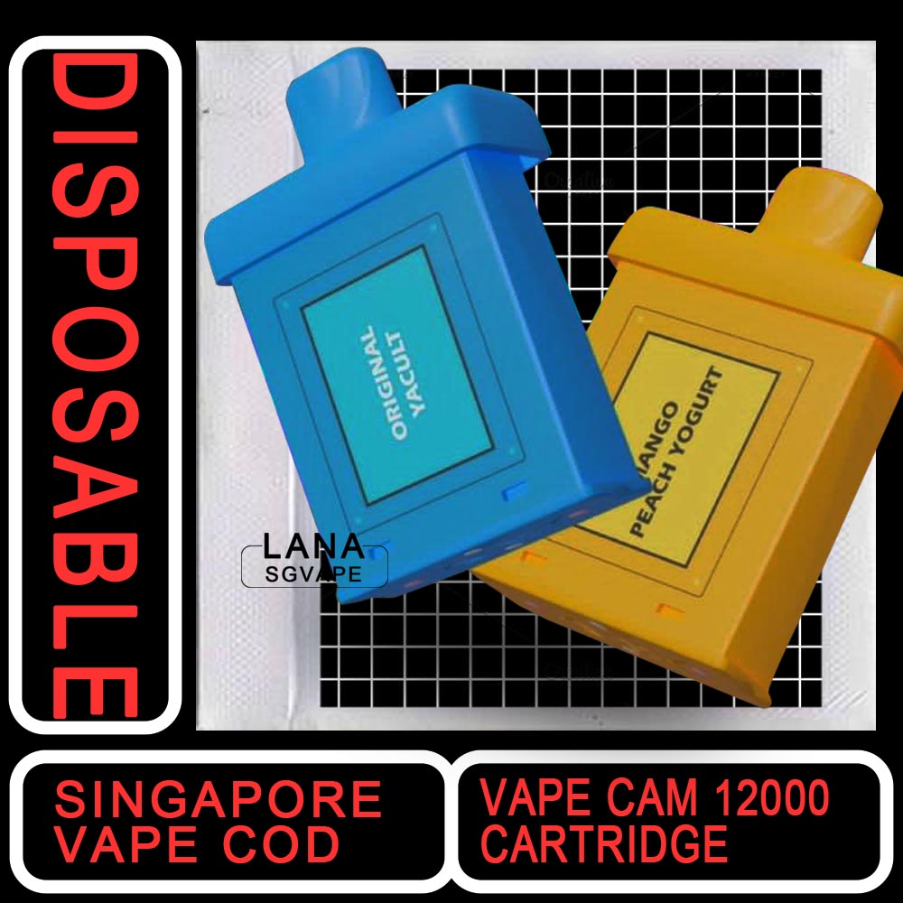 VAPE CAM 12000 CARTRIDGE & BATTERY | SG VAPE COD