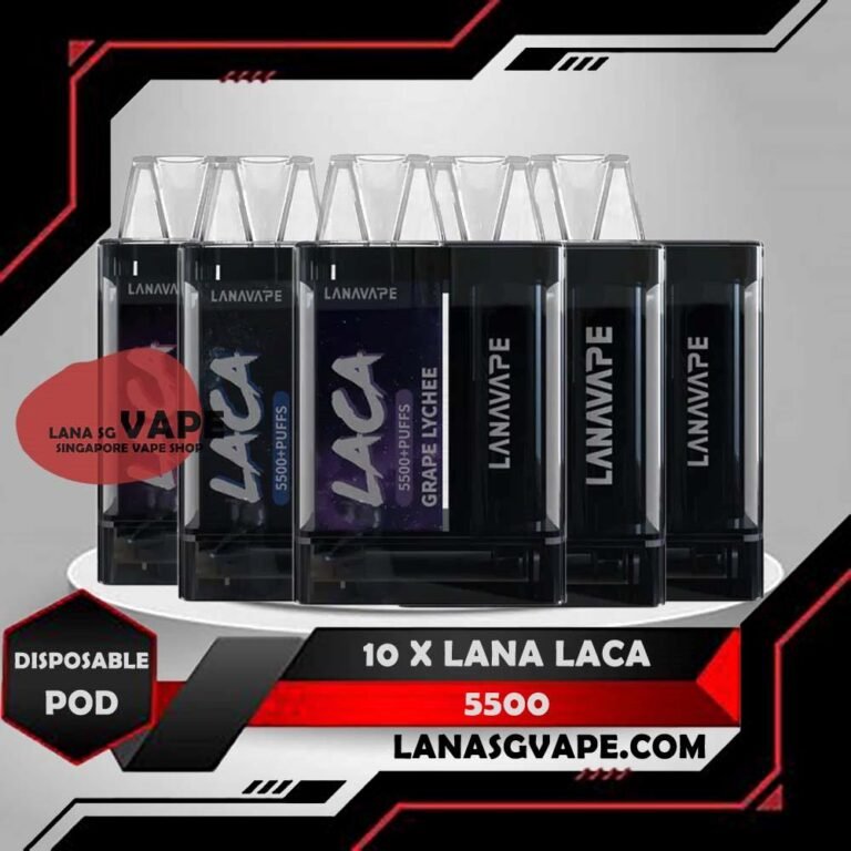 10 X LANA LACA 5500 DISPOSABLE | Vape Singapore | Sg Vape